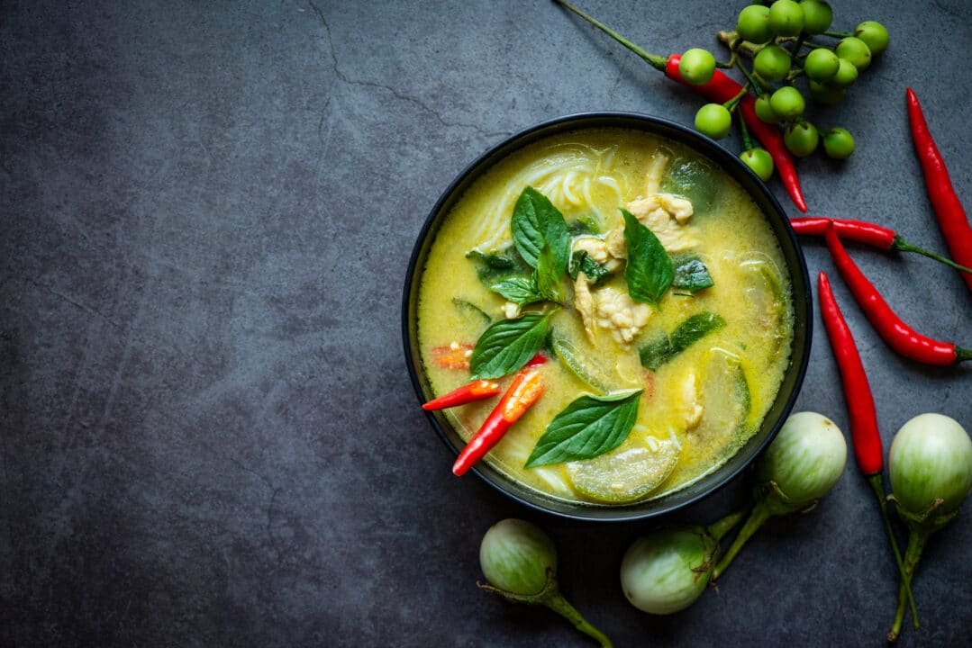 Thai green chicken curry