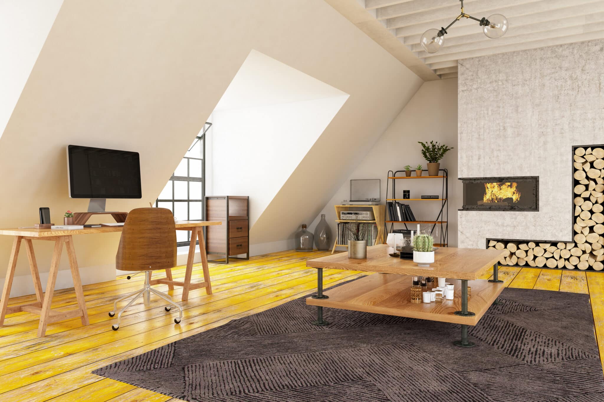 Home Office Loft Design Ideas - artisanhaus