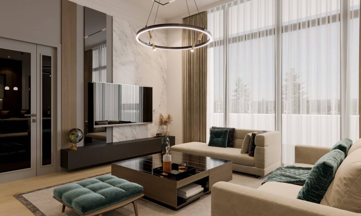 modern tv area design
